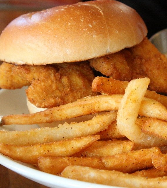 NEW Fillet Fish Sandwich / Tartar Sauce, Seasoned Fries and a Drink ...